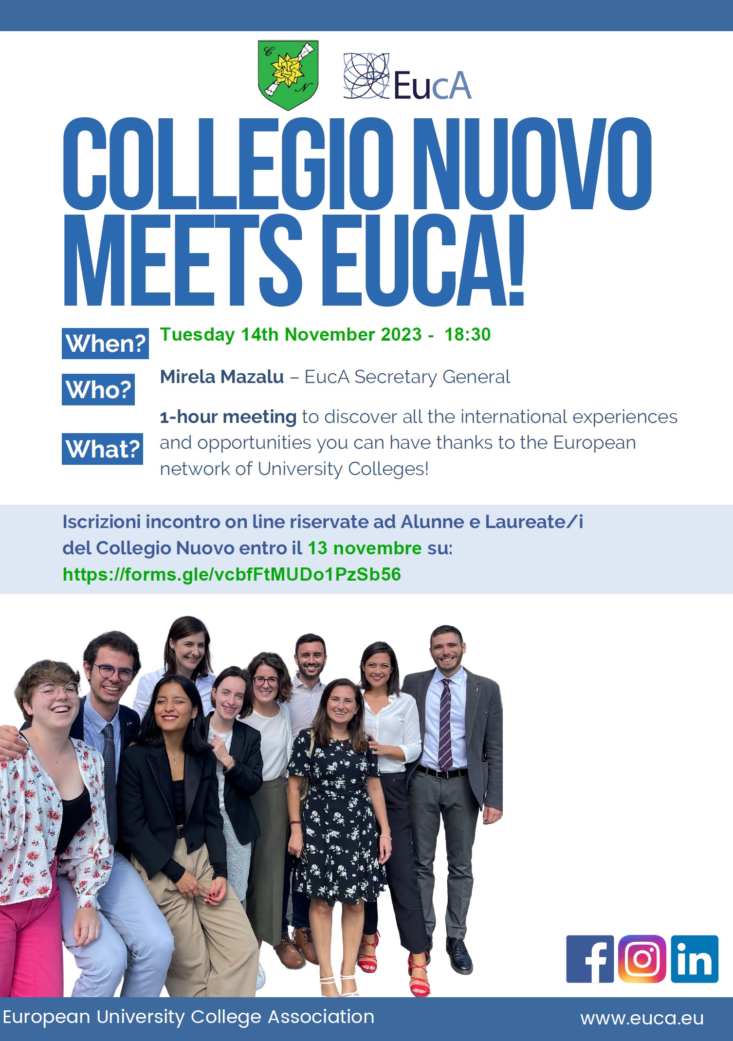 Collegio Nuovo meets EUCA - Collegio Nuovo