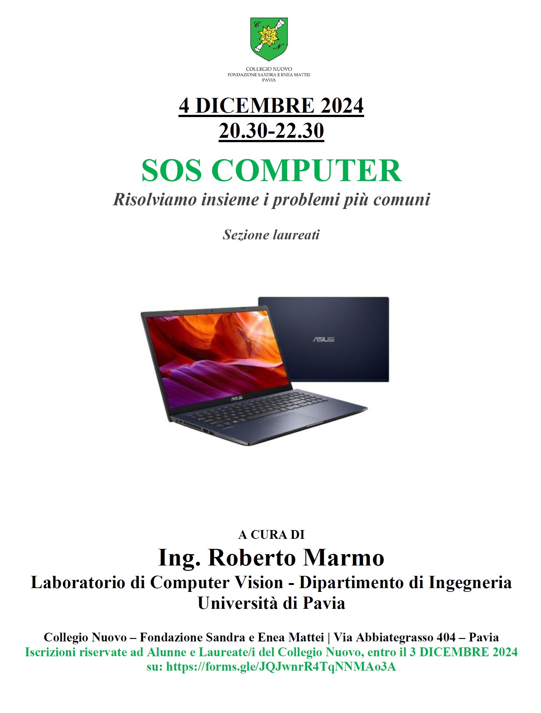 SOS Computer - Collegio Nuovo