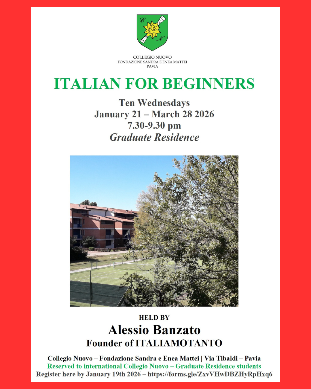 Italian for beginners - Collegio Nuovo